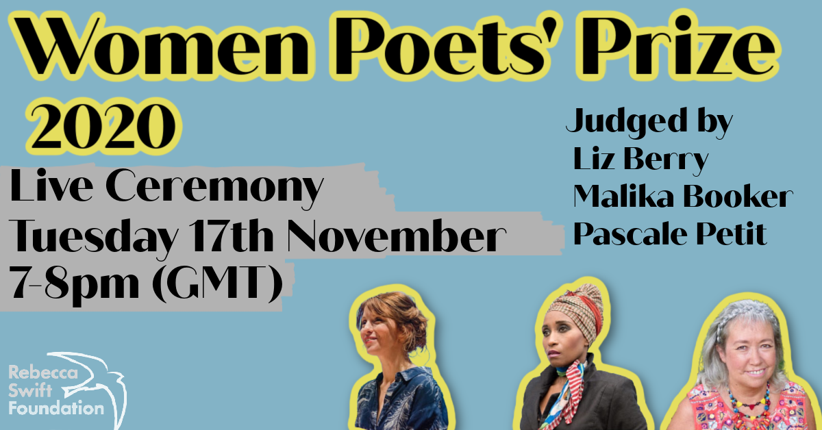 The Women Poets' Prize 2020 Winners' Ceremony - Tickets Available NOW ...